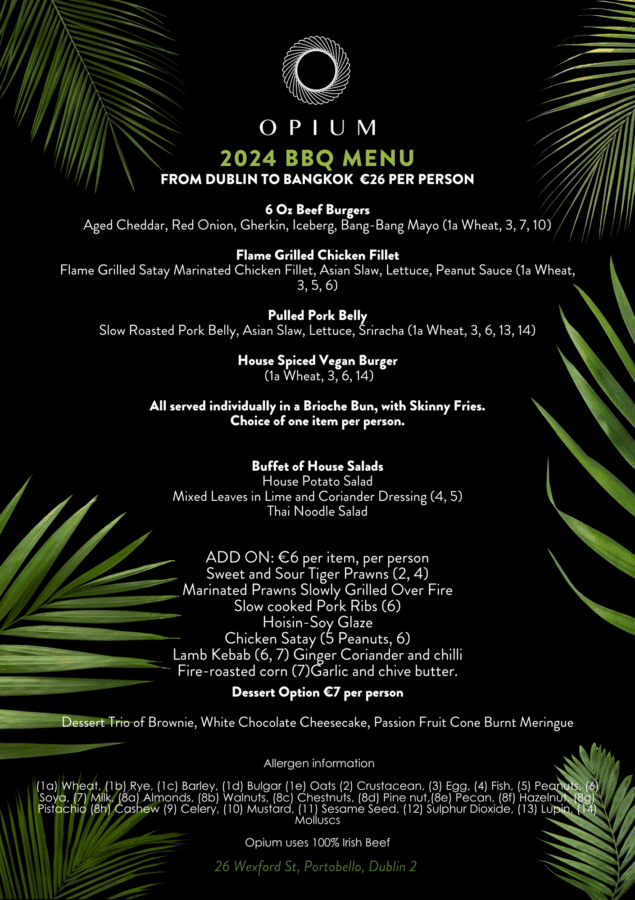 Summer BBQ Menus 2024 | The Mercantile Group